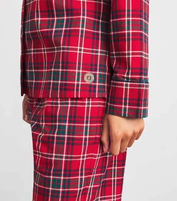 Harrods Cotton Tartan Pyjama Set
