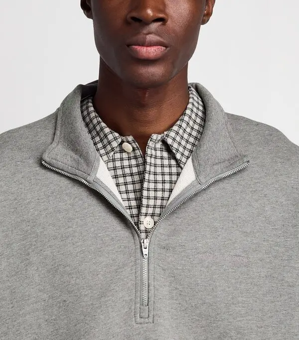 Canada Goose Organic Cotton Rove Quarter-zip Sweatshirt