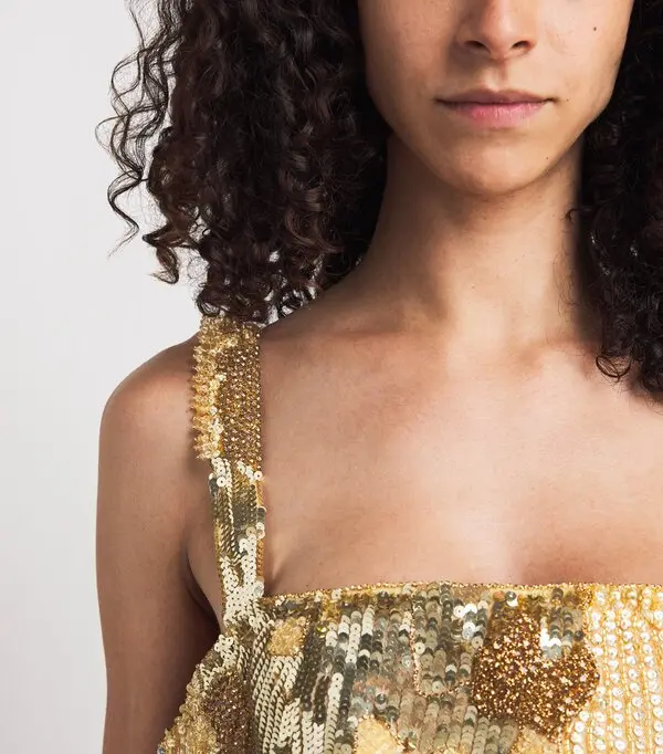 Rachel Gilbert Embellished Elyse Maxi Gown