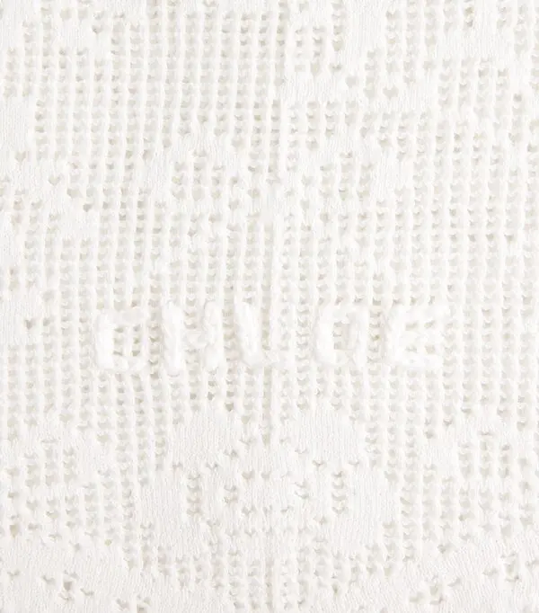 Chloé Pointelle Knit Crop Top