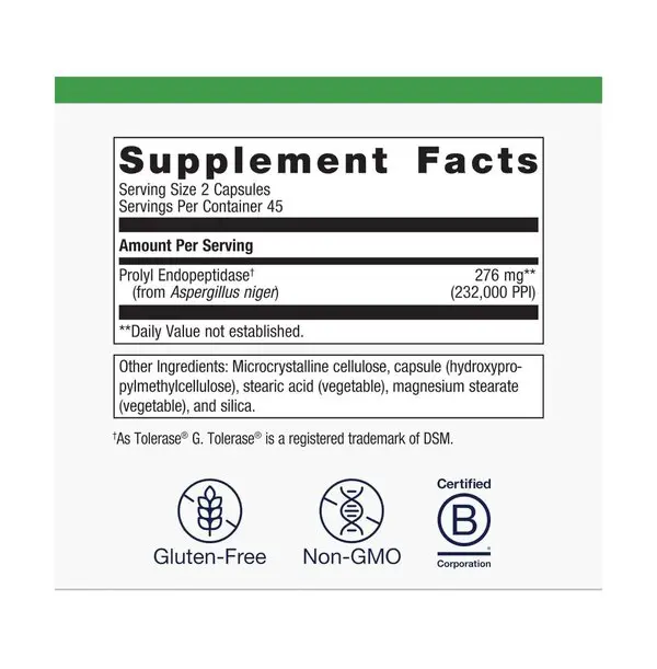 METAGENICS Spectrazyme Gluten Digest Enzymes Helps Break Down Gluten Proteins