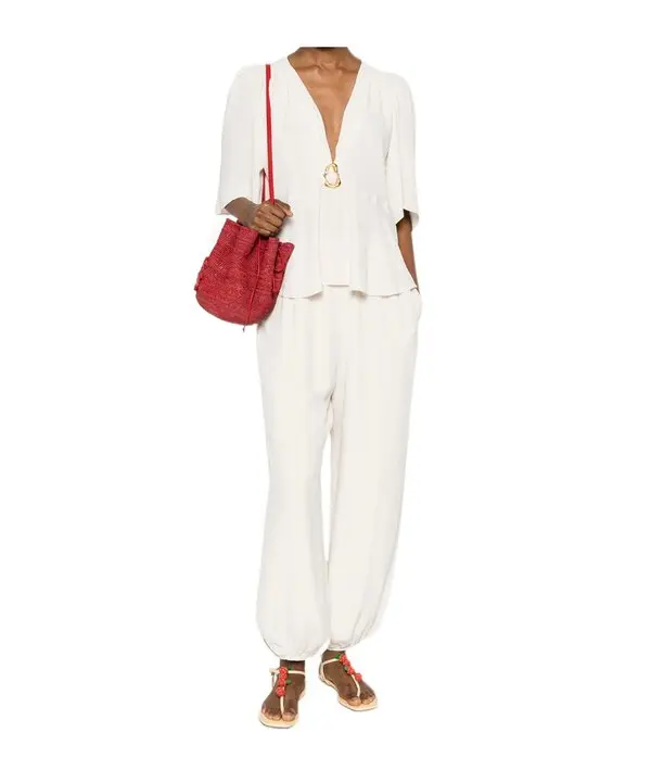 FORTE_FORTE Loose-fitting Casual Trousers
