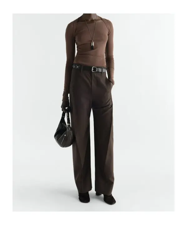 LEMAIRE Mesh Jersey Ballerina Wrap Top