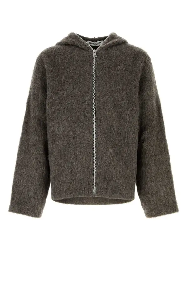 Our Legacy Mud Wool Blend Oversize Cardigan - Brown