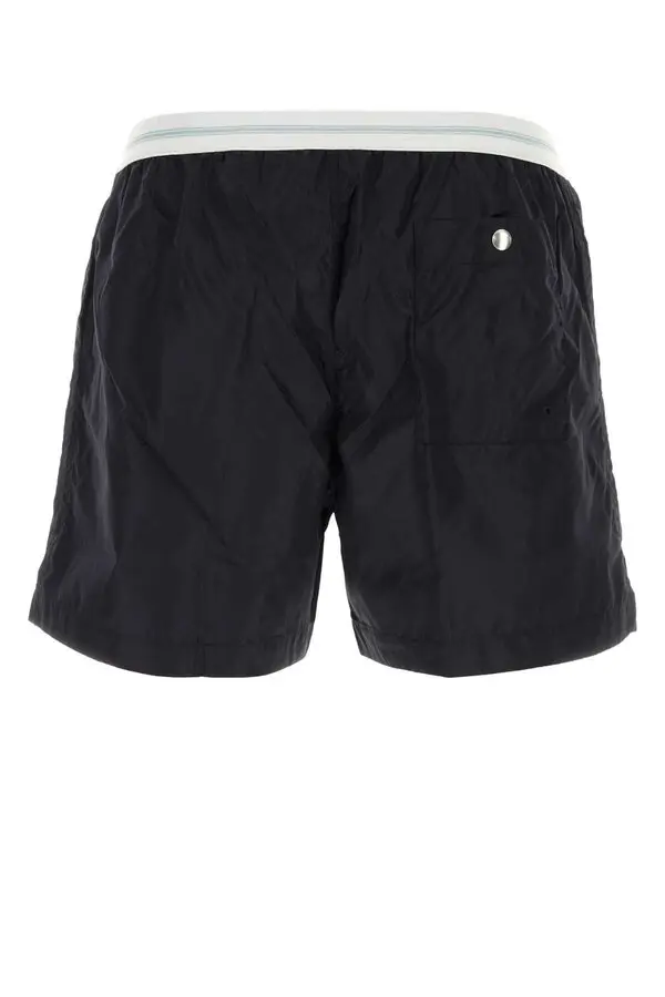 Bottega Veneta Navy Nylon Swimming Shorts