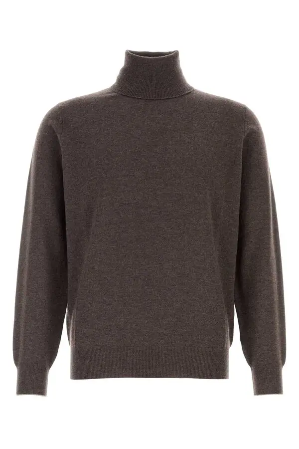Brunello Cucinelli Cashmere Turtleneck Sweater - Brown