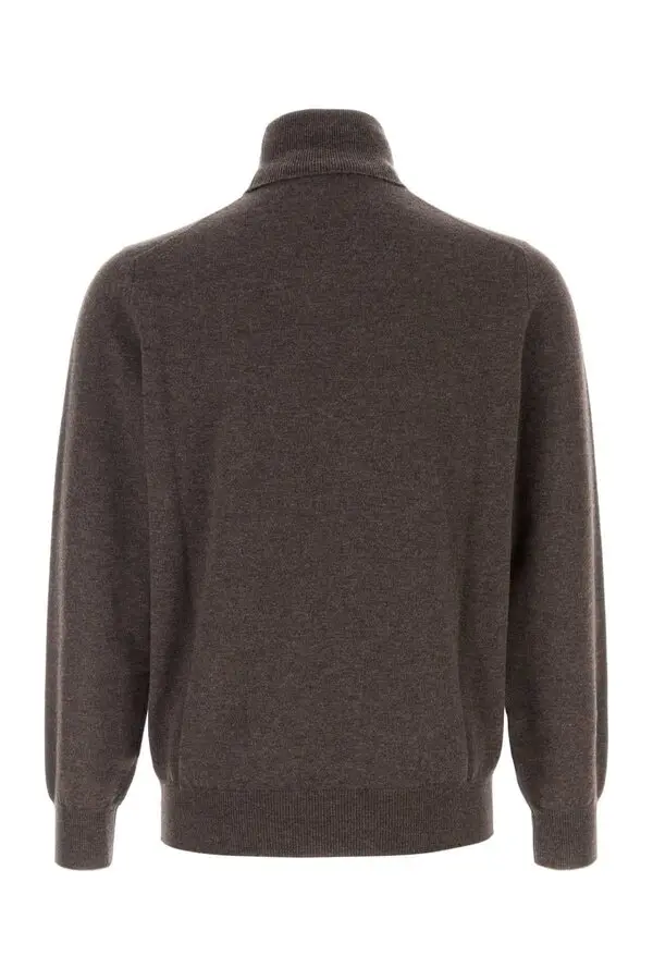 Brunello Cucinelli Cashmere Turtleneck Sweater - Brown