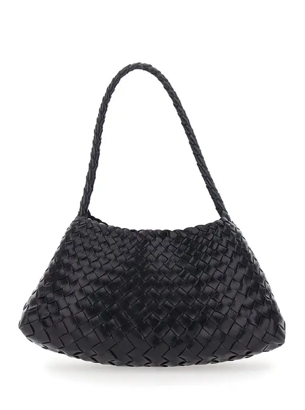 Dragon Diffusion Rosanna" Mini Shoulder Bag With Woven Design - Multicolor