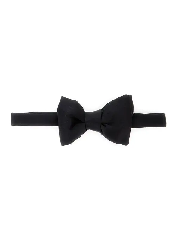 TOM FORD Bow Tie With Back Closure In Silk For - Black