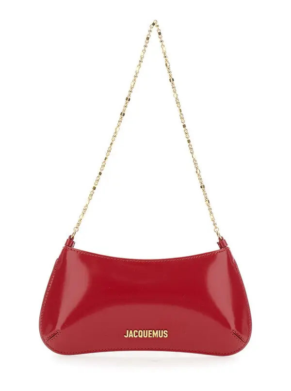 Jacquemus Le Petit Bisou Chaine Shoulder Bag - Red