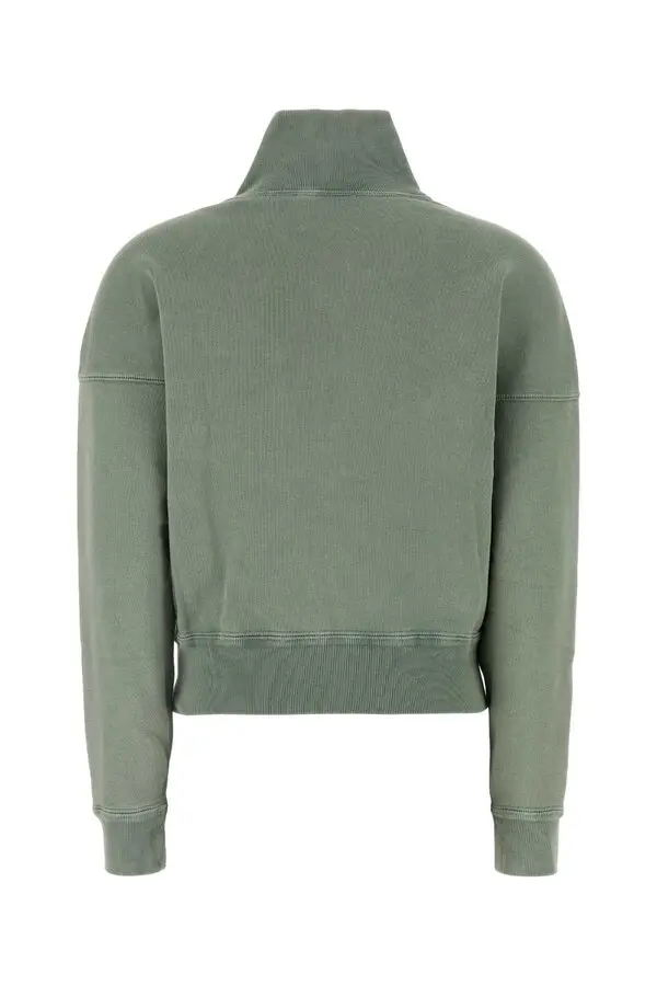 Isabel Marant Étoile Sage Cotton Blend Half-zip Sweatshirt