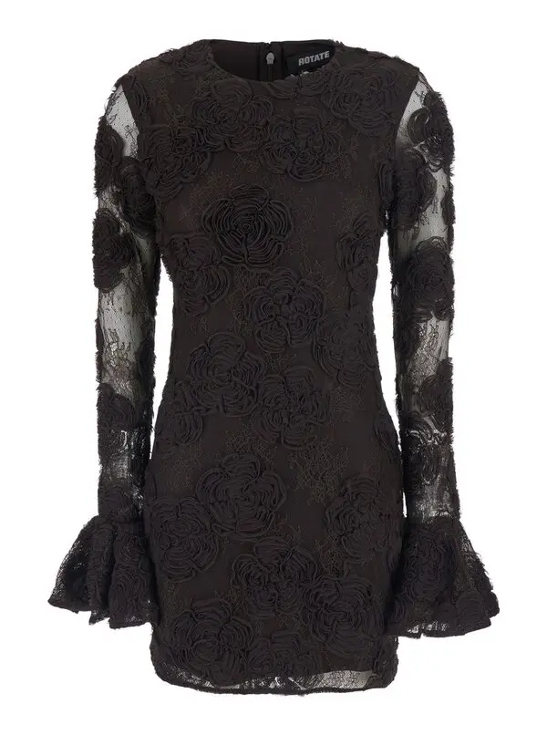 ROTATE BY BIRGER CHRISTENSEN Floral Embroidered Mini Dress - Multicolor