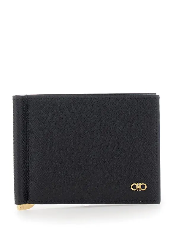 FERRAGAMO Micro Gancio Portafogli With Money Clip - Multicolor