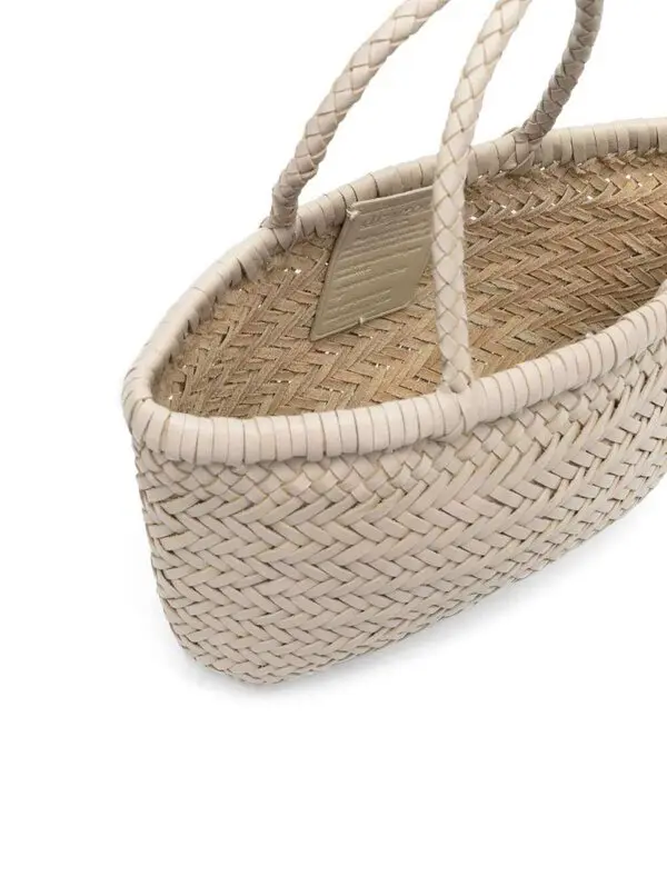 Dragon Diffusion Mini Flat Gora Basket - White