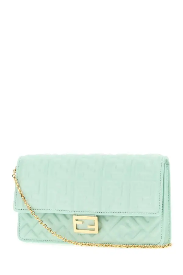 Fendi Tiffany Nappa Leather Baguette Wallet