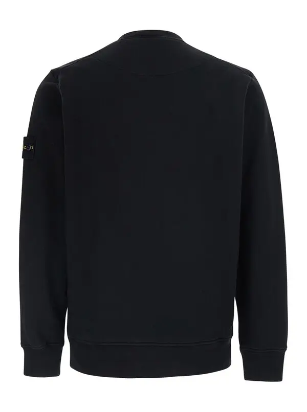 Stone Island Crewneck Sweatshirt With Logo Patch