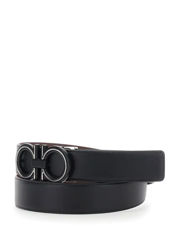 FERRAGAMO Reversible Gancini Belt