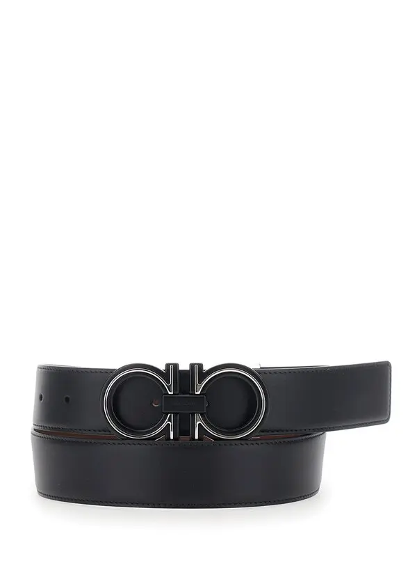 FERRAGAMO Reversible Gancini Belt - Multicolor