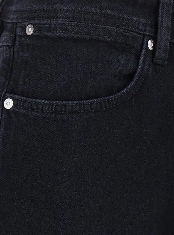 Stone Island Slim Jeans With Logo Patch On The Back In Denim For