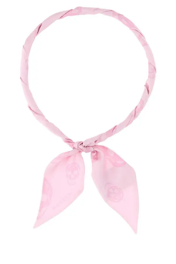 Alexander McQueen Printed Silk Foulard - Multicolor