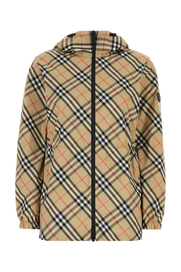 Burberry Printed Polyester Jacket - Multicolor