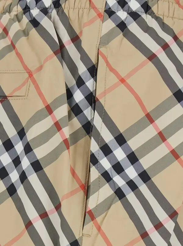 Burberry Check Motif Swim Shorts - Multicolor