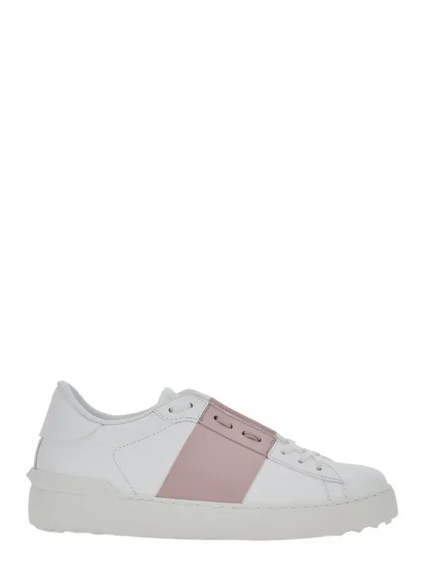 Valentino Garavani Open Vitello Technic Calfskin Sneakers - Multicolor