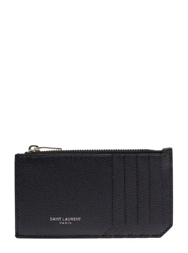 Saint Laurent Man's Leather Card Holder