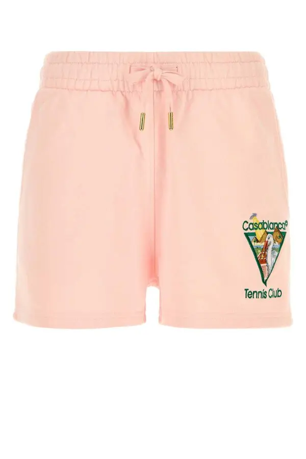 Casablanca Light Cotton Shorts - Pink