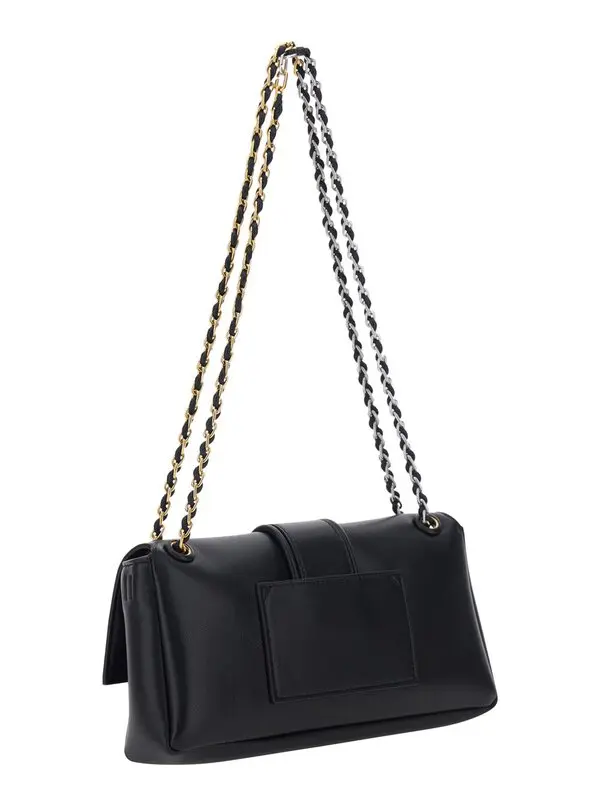 Jacquemus Le Bambino Chaine Lamb Leather Crossbody Bag - Black