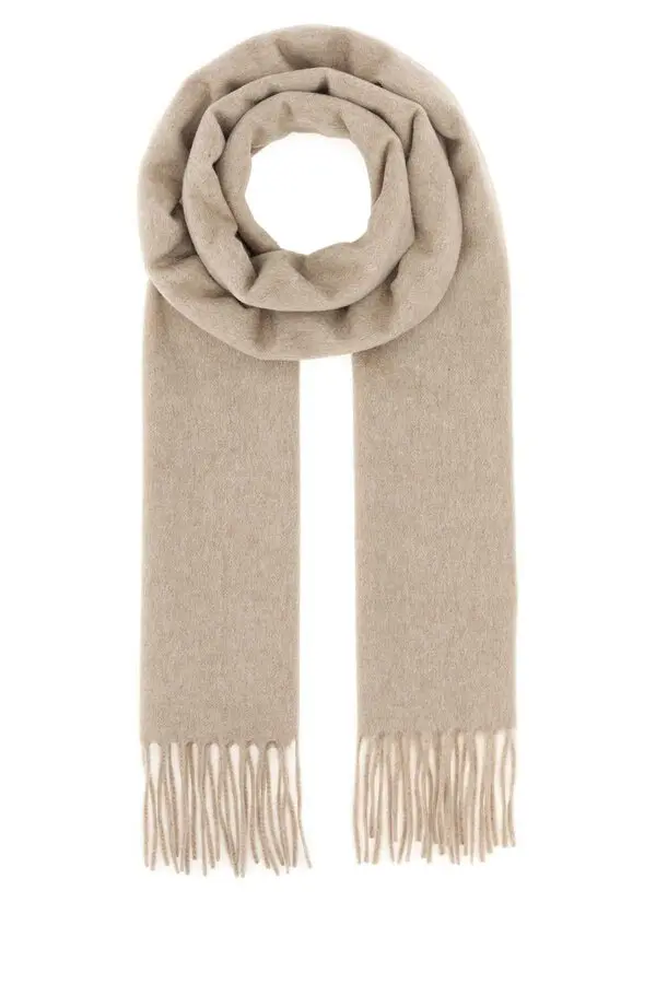 Max Mara Sand Cashmere Dalia Scarf - Brown