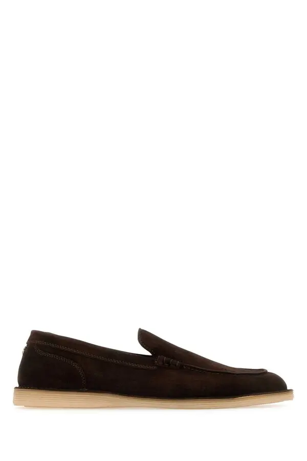 Dolce & Gabbana Suede Loafers - Brown