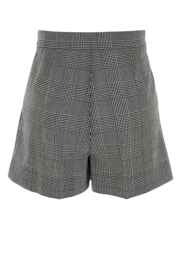 Max Mara Embroidered Wool Shorts - Multicolor