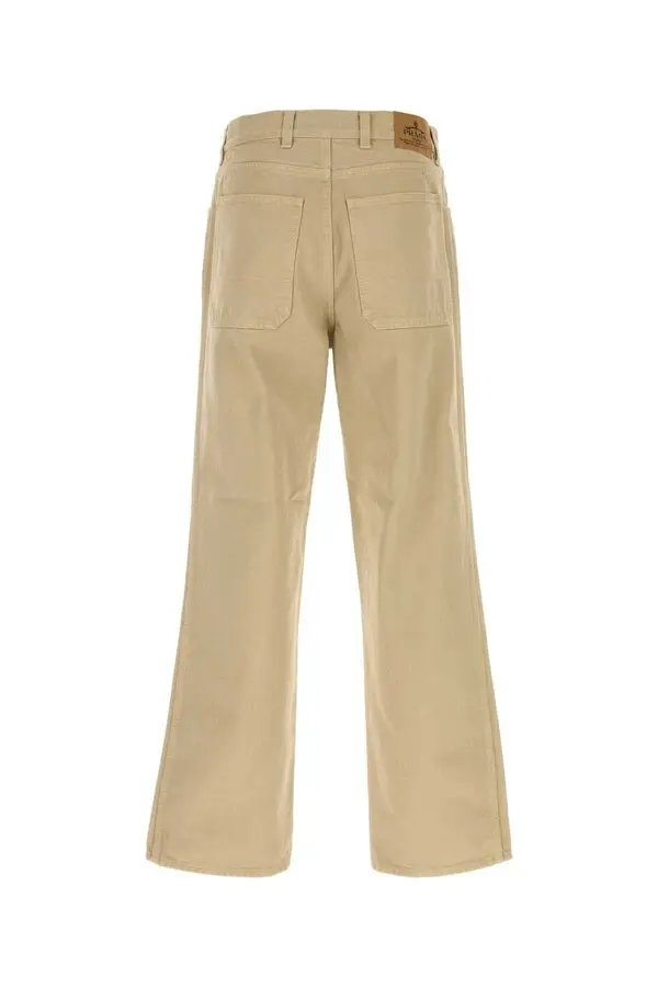 Prada Beige Cotton Pants - Brown