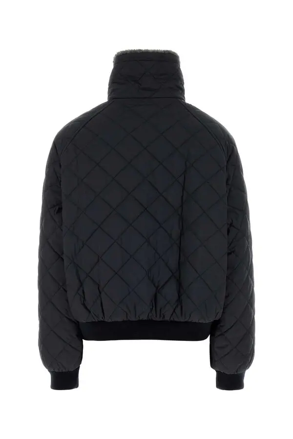 Miu Miu Quilted Down Jacket - Blue
