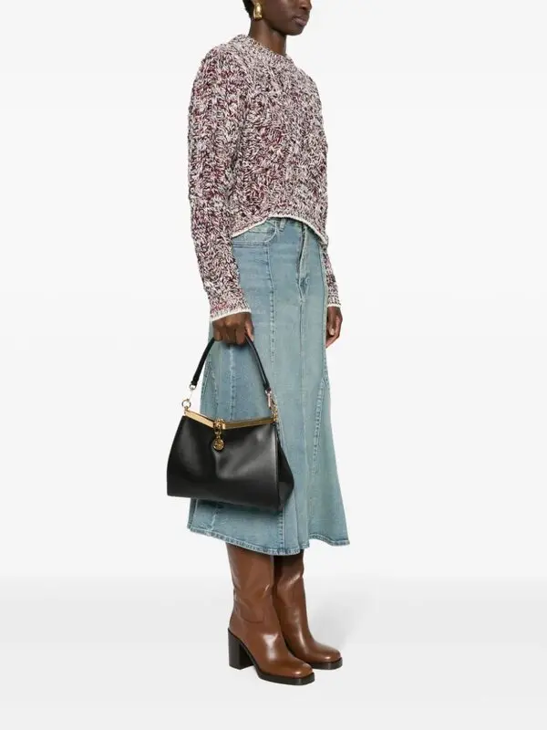 Etro Medium Leather Sailing Tote Bag