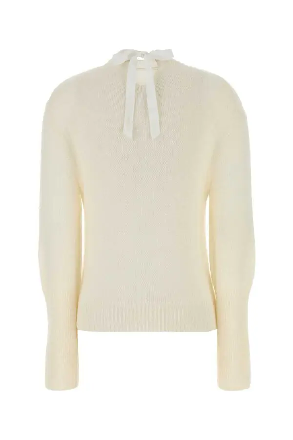 LANVIN Ivory Cashmere Blend Sweater