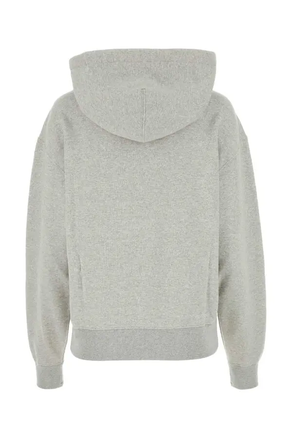JIL SANDER Light Grey Cotton Oversize Sweatshirt