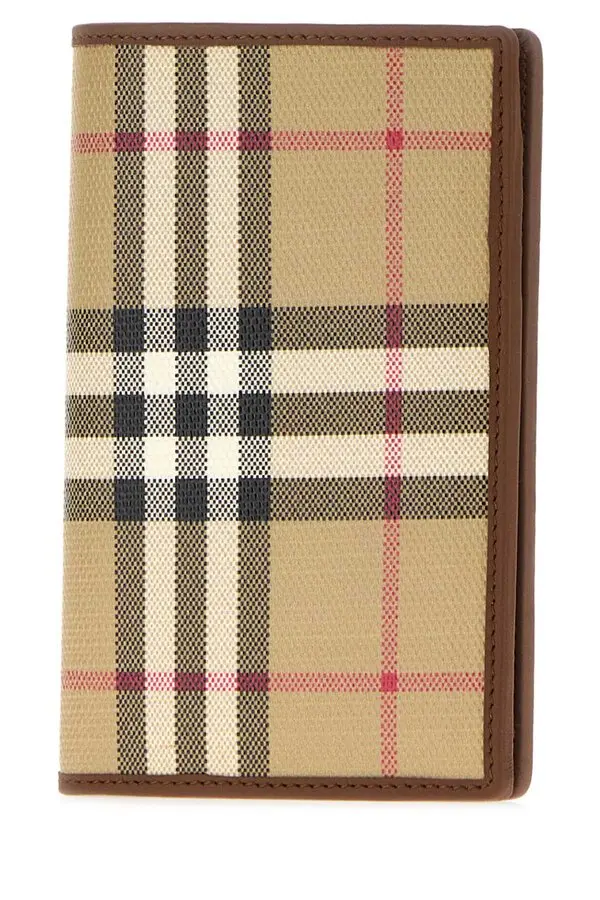 Burberry Printed Canvas Passport Holder