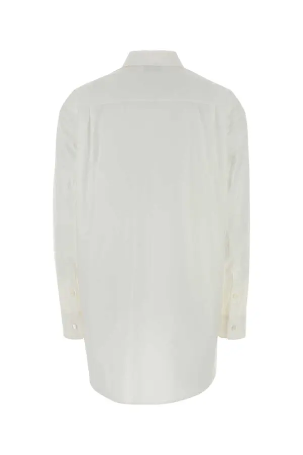 JIL SANDER Cotton Poplin Shirt - White