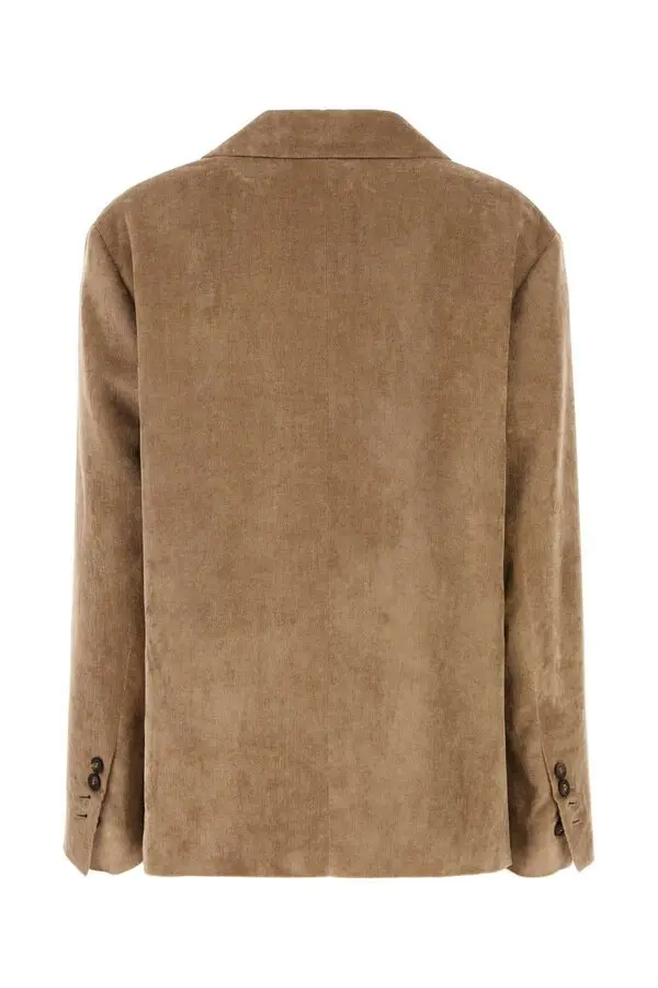 Brunello Cucinelli Velvet Blazer - Brown
