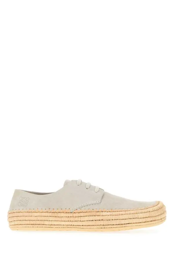 Loewe Lace-up Suede Shoes