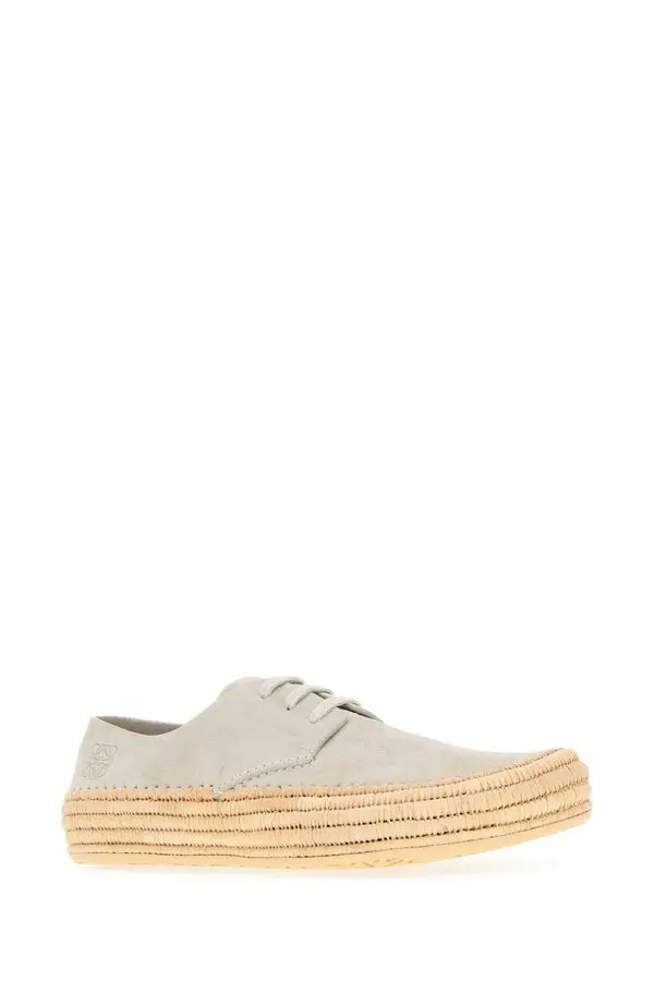 Loewe Lace-up Suede Shoes