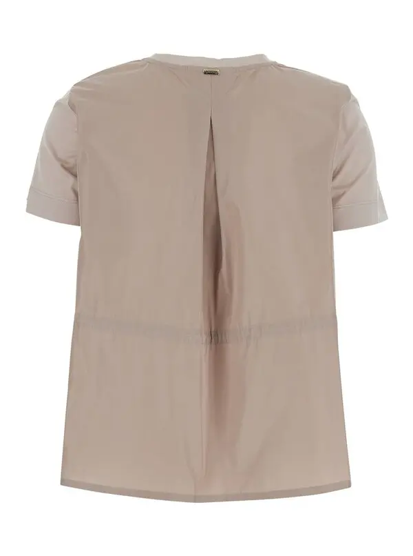 Herno Crew Neck T-shirt With Logo Detail