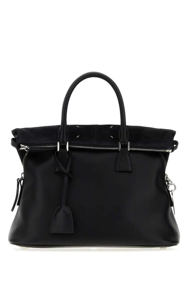 MAISON MARGIELA Soft Leather 5ac Handbag - Black