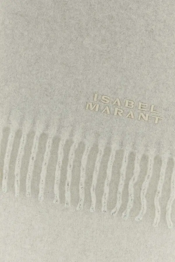 Isabel Marant Étoile Light Grey Alpaca Blend Firny Scarf