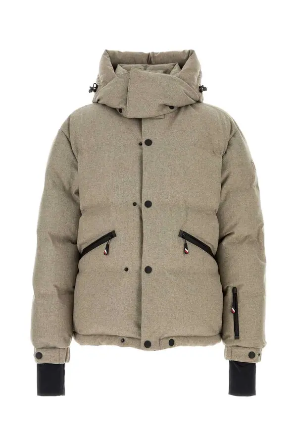 Moncler Cappuccino Krun Down Jacket - Brown