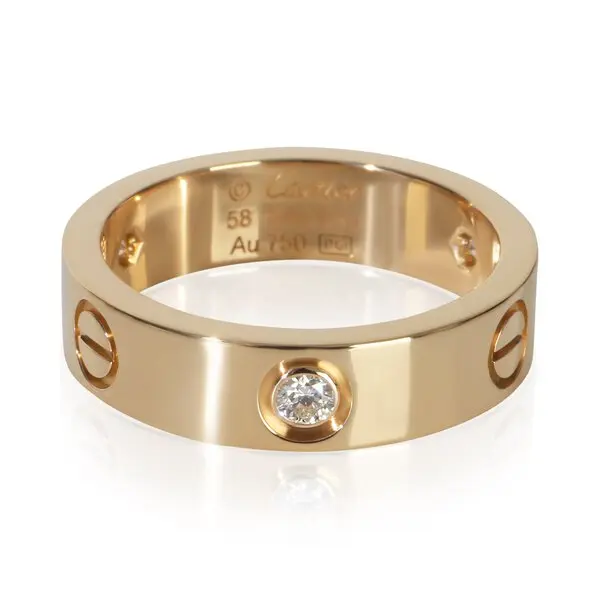 Cartier Yellow Gold Diamond Love Ring - Yellow_gold