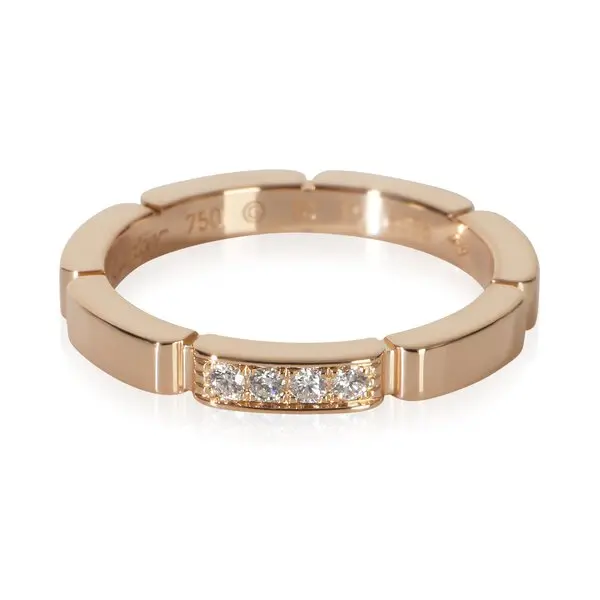 Cartier Rose Gold Diamond Maillon Panthere Band - Rose_gold
