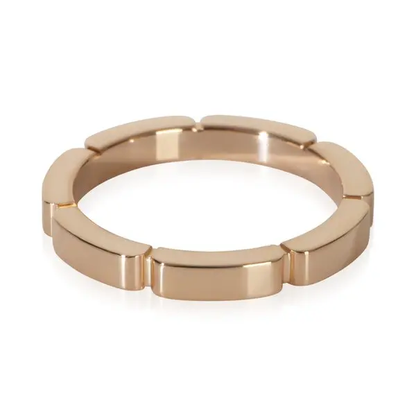 Cartier Rose Gold Diamond Maillon Panthère Band Ring